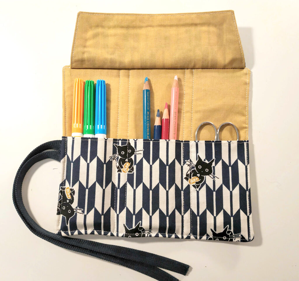 Roll Up Pencil Case in 2 sizes Sewing Pattern | B'etha Bags